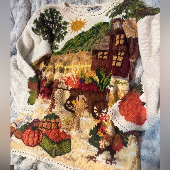 Heirloom Collectibles | Sweaters | Autumn Harvest Cottagecore Vintage ...